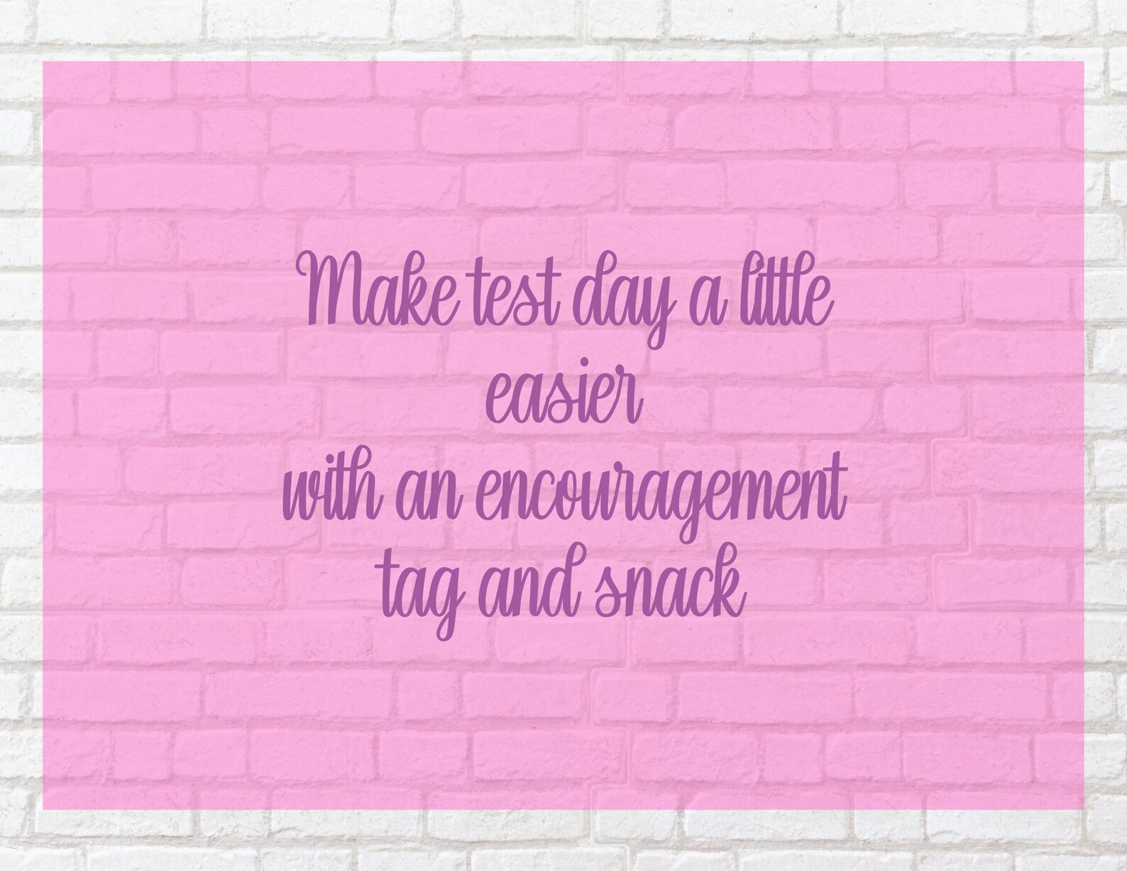 Motivational Testing Treat Tags Bundle Printable Student Encouragement ...