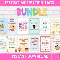 Chip Chip Hooray Good Luck on the Test Today Testing Day Cookie Tags ...