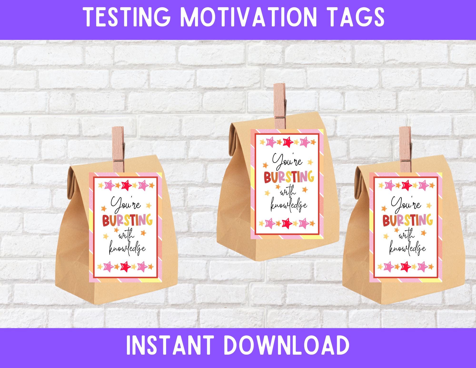 Appreciation Gift Tags: Teacher, Staff, Employee Thank You (PDF) - Etsy