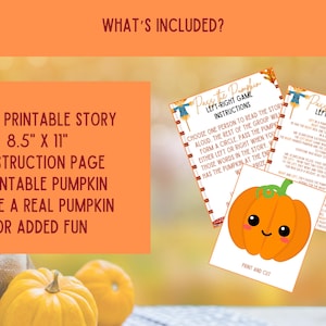 Pass the Pumpkin Game Fall, Halloween Printable, Left Right Game ...