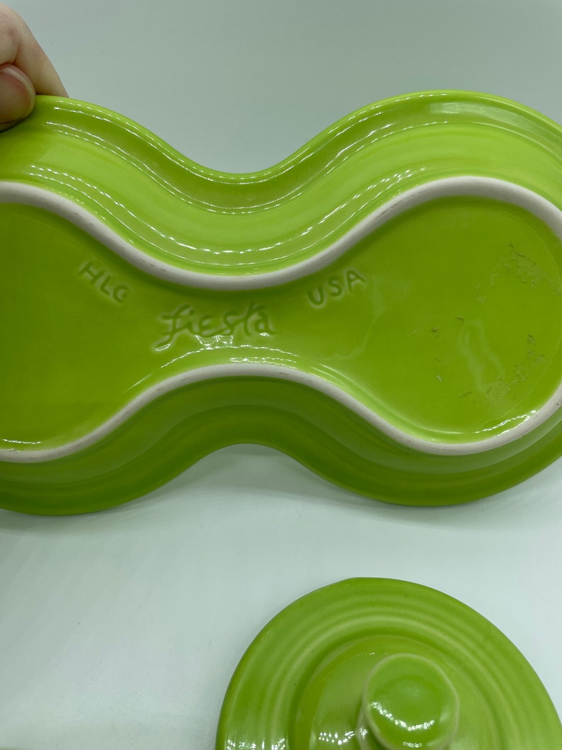 Fiestaware Chartreuse Sugar and Creamer Set-unused Retired Color - Etsy