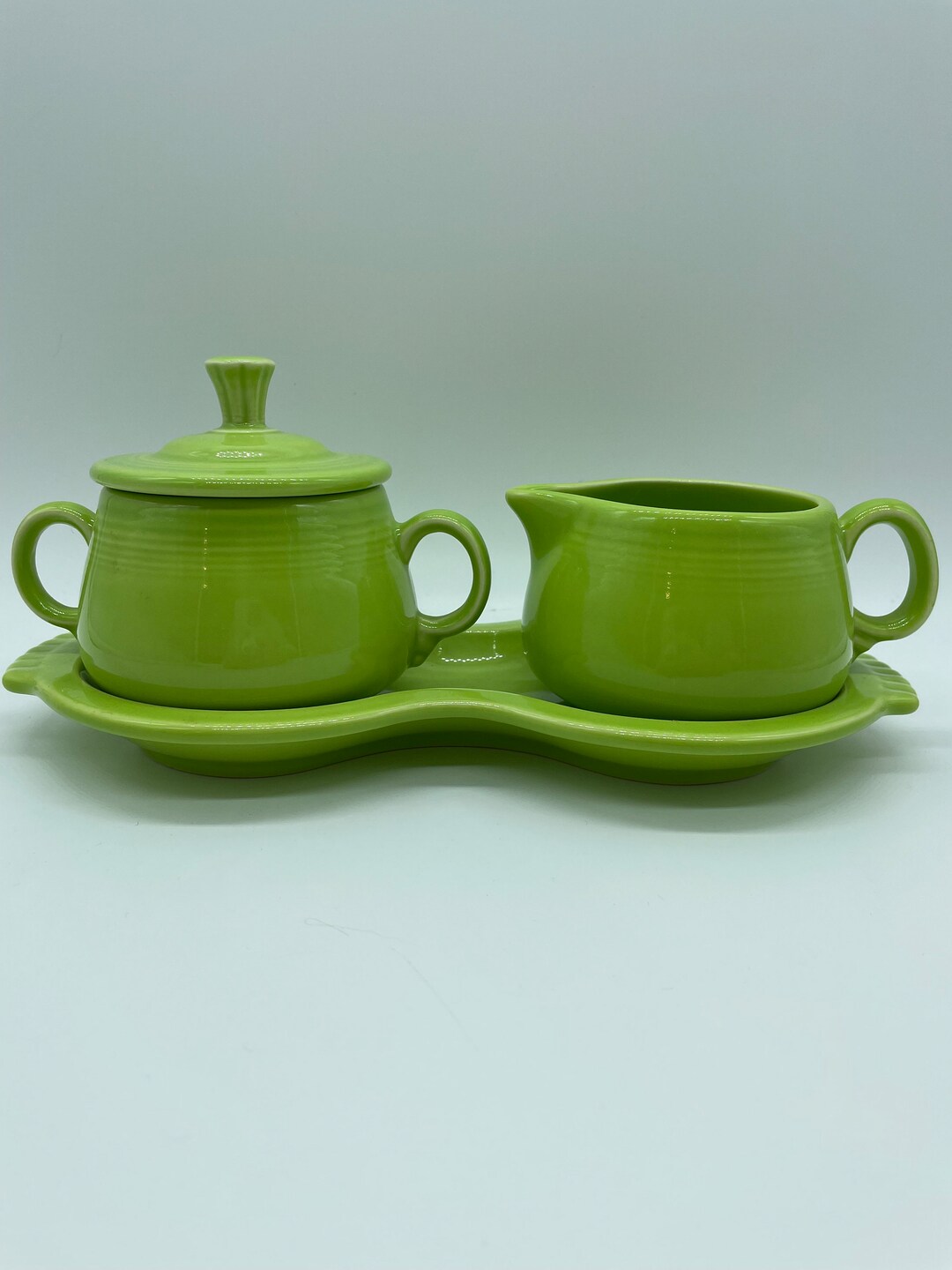 Fiestaware Chartreuse Sugar and Creamer Set-unused Retired Color - Etsy