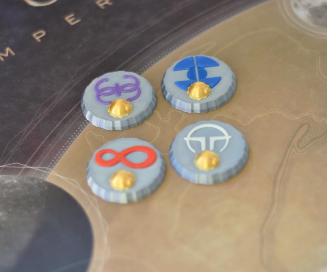Dune Imperium, Premium Alliance Tokens - Set of 4 - Etsy