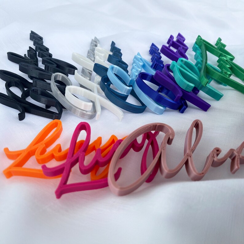 3D Printed Words - Etsy
