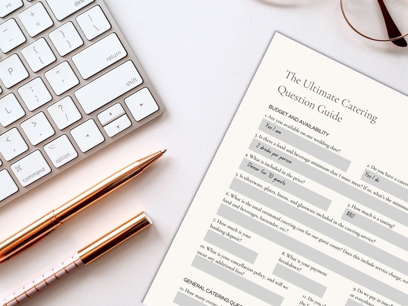 Wedding Vendor Questions Guide Event Vendor Questions Guide Wedding ...