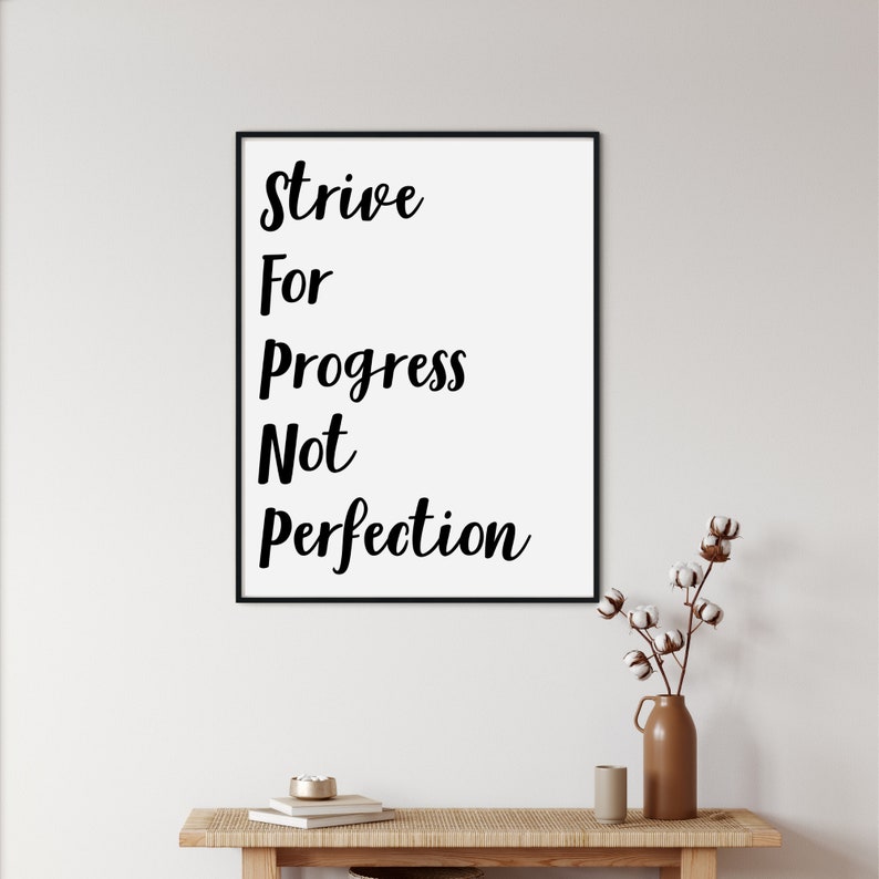 Inspirational Quote Sign, Printable Wall Art, Poster, Saying Poster ...