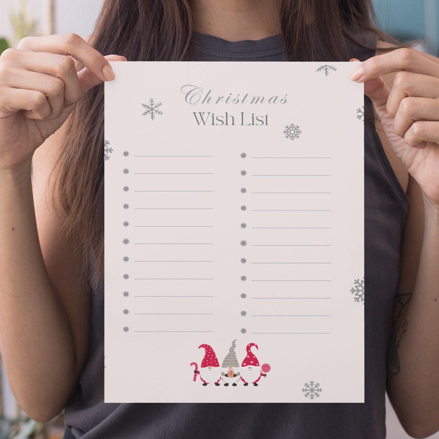 Printable Christmas Wish List Instant Digital Download PDF - Etsy