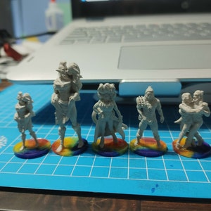 LGBTQ Lesbian Orcs Queer Orcs Dungeons and Dragons Dnd Mini Figure ...