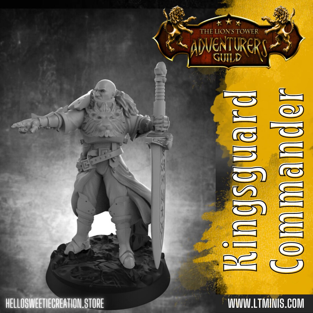 Lions Tower Kingsguard Commander Dungeons and Dragons Dnd - Etsy