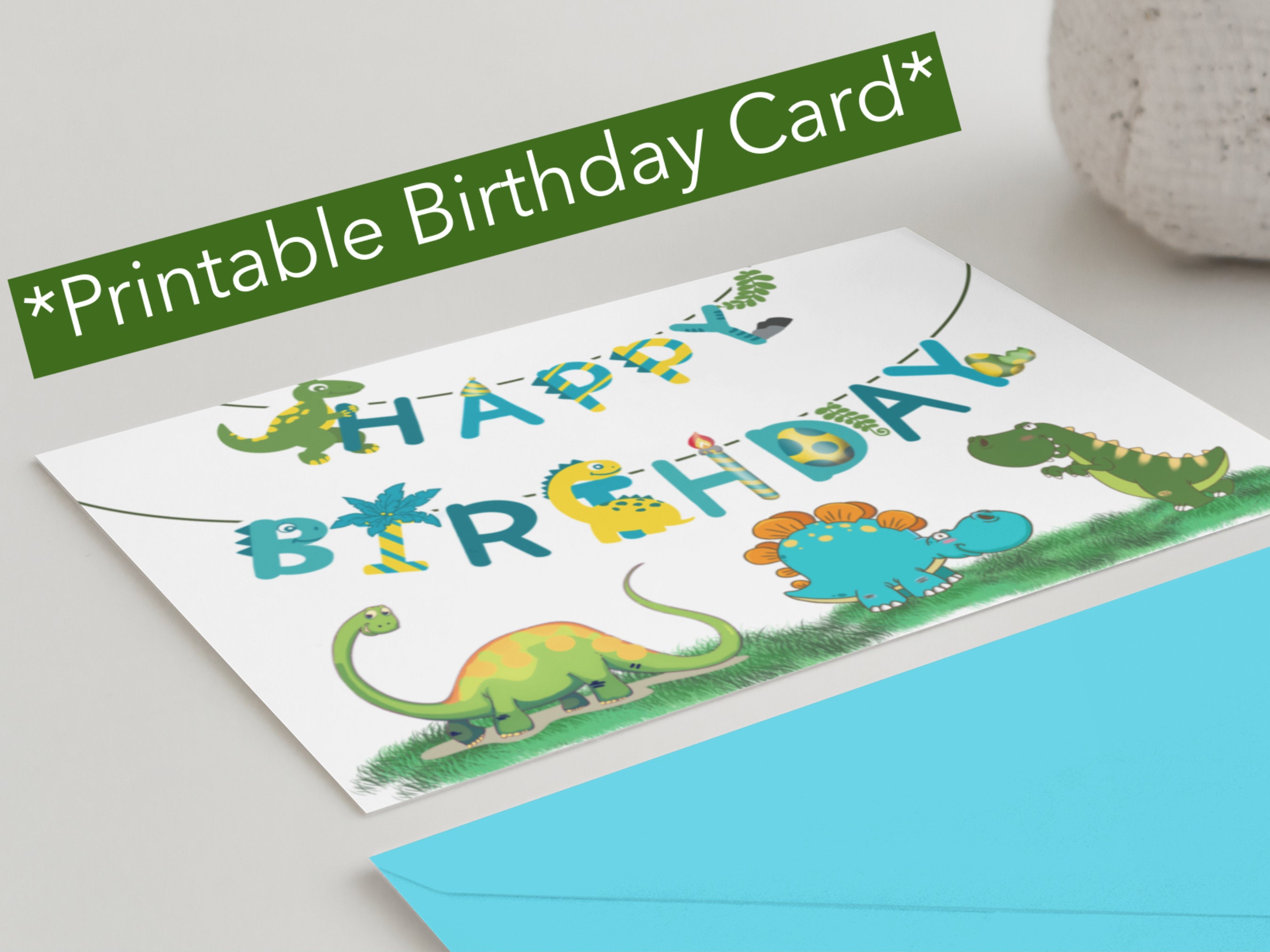 Kids Birthday Card | Happy Birthday Printable Card | Digital Birthday ...