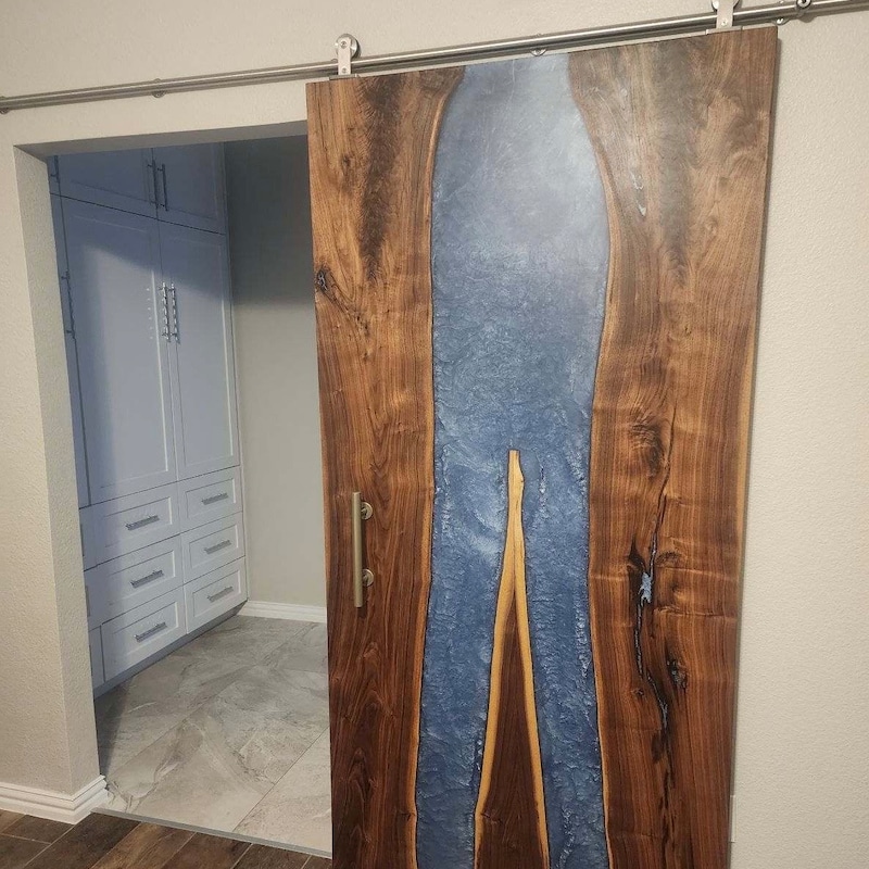 Epoxy Barn Door - Etsy