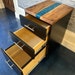 Sycamore Epoxy File Cabinet, Live Edge Epoxy File Cabinet, Epoxy File ...