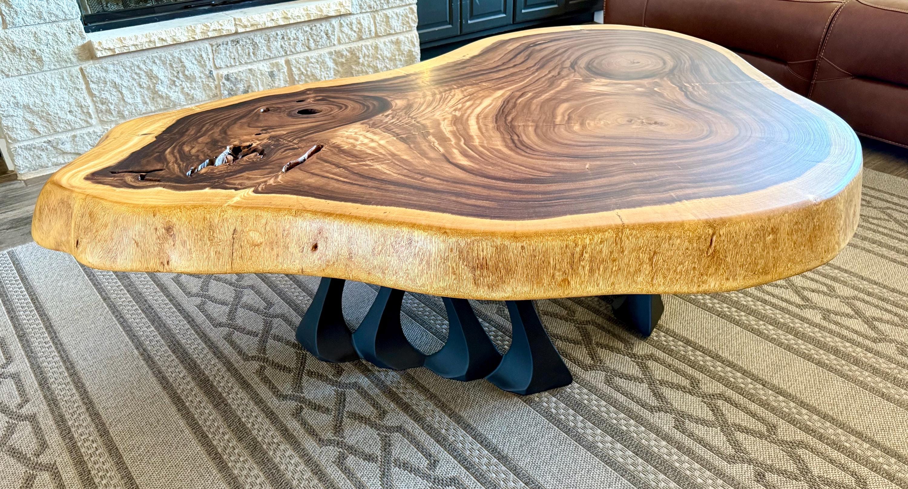 INVENTORY Monkey Pod Live Edge Coffee Table - Etsy