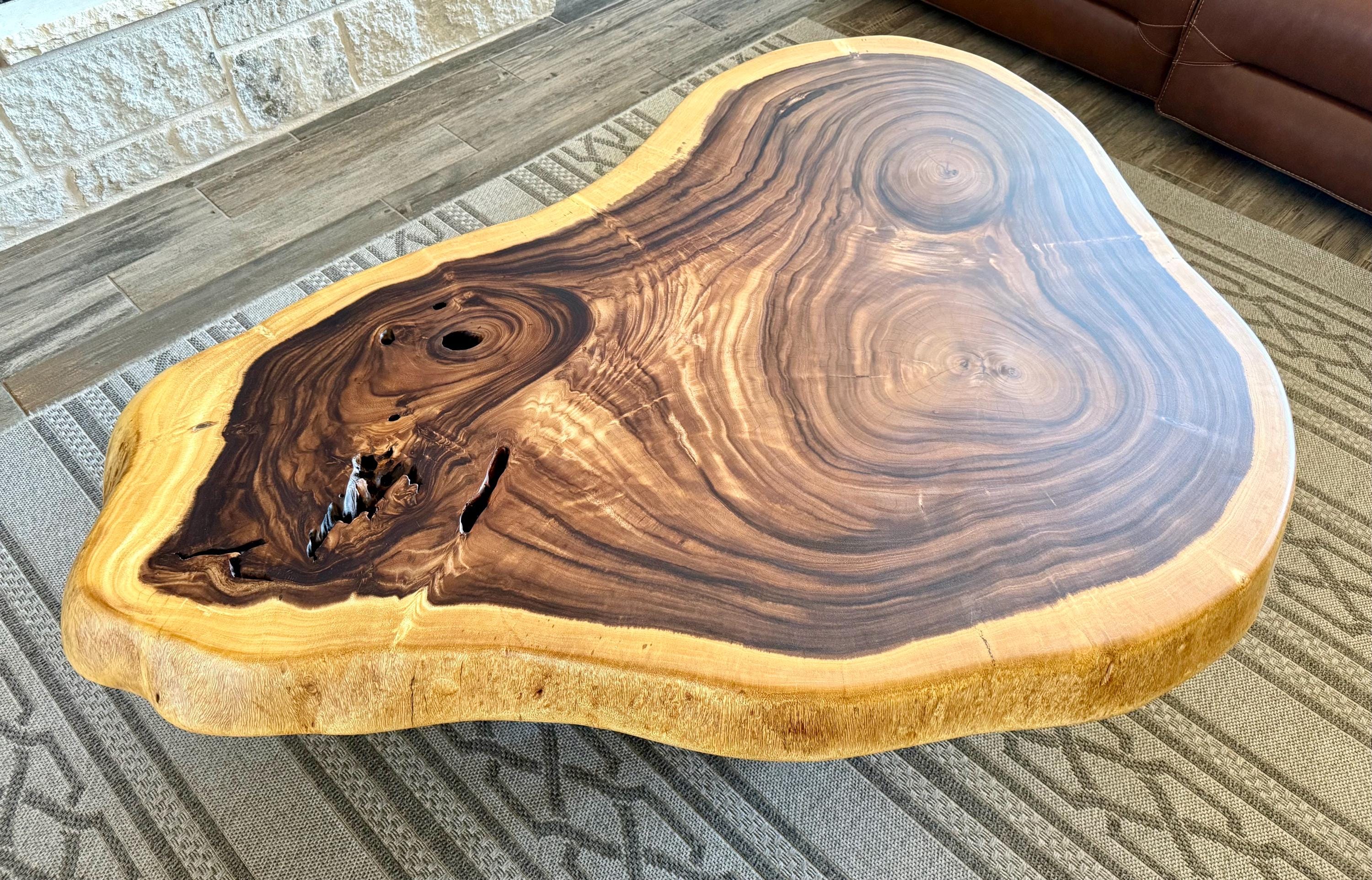 INVENTORY Monkey Pod Live Edge Coffee Table - Etsy