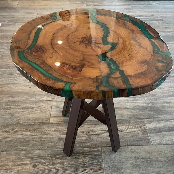 Cedar Epoxy Table - Etsy