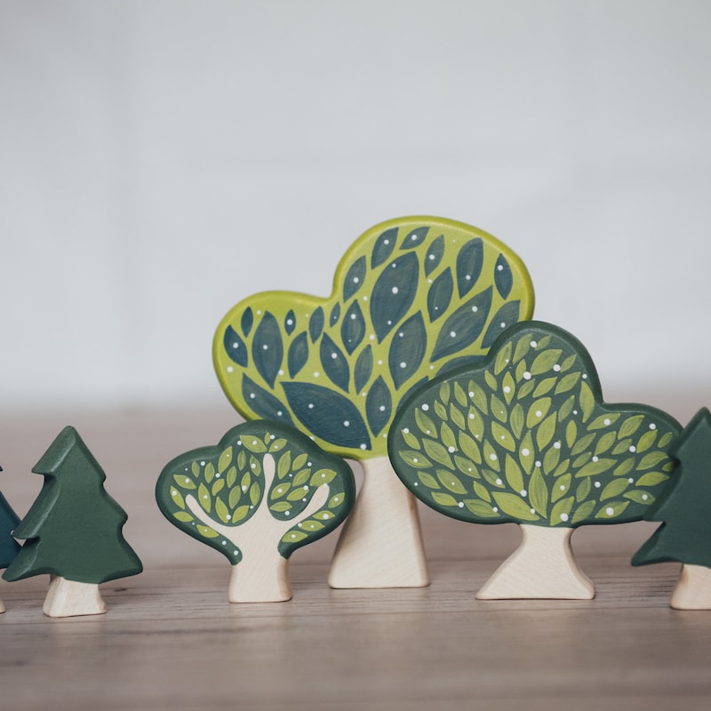 Wooden Tree Toy - Etsy