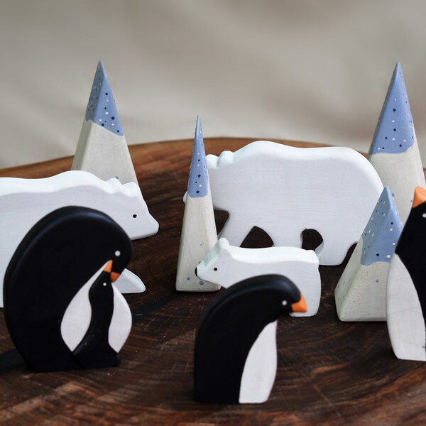 Polar Bear Penguin - Etsy