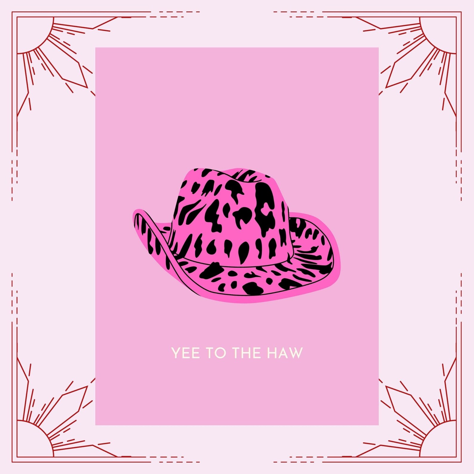 Rodeo: Cowgirl yee to the Haw Wall Art Digital Download - Etsy