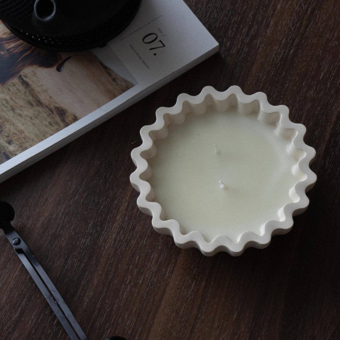 Orphis Candle | Decor Bowl Candle| Bowl | Medium Bowl | Cement Decor ...
