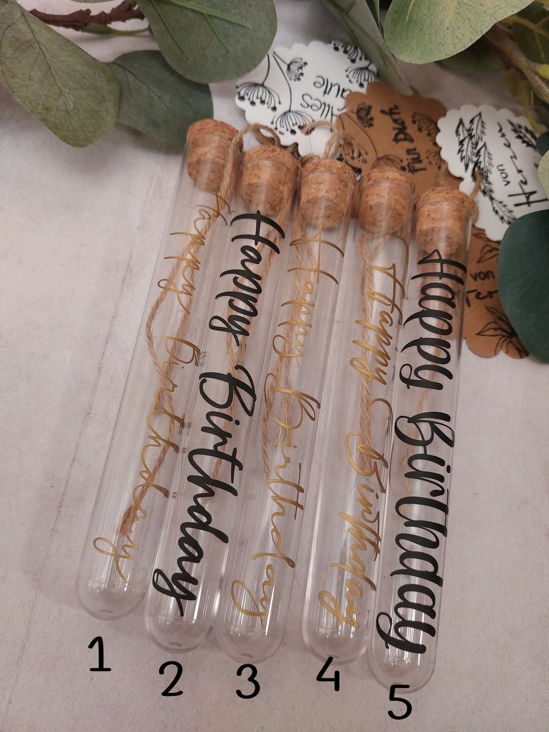 Test Tube Gift of Money Packaging Present Wish-fulfiller Birthday - Etsy