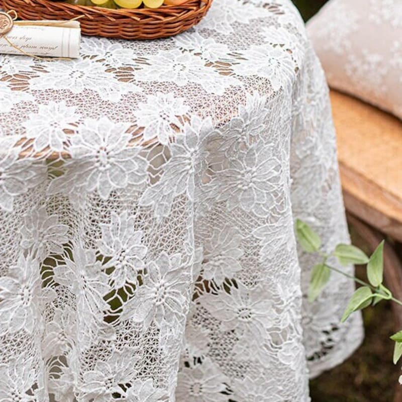 Lace Tablecloth - Etsy