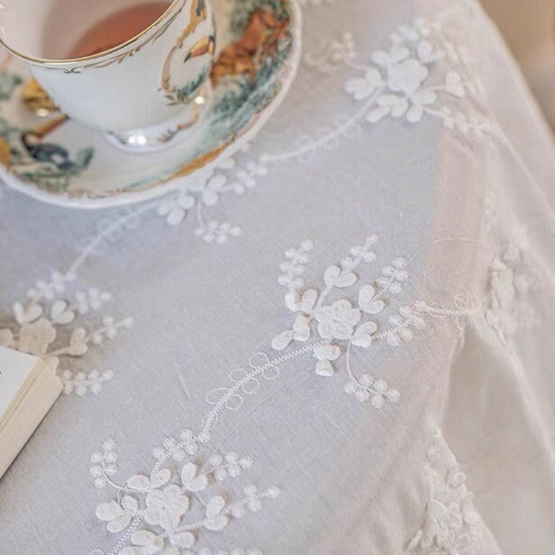Embroidered Tablecloth - Etsy