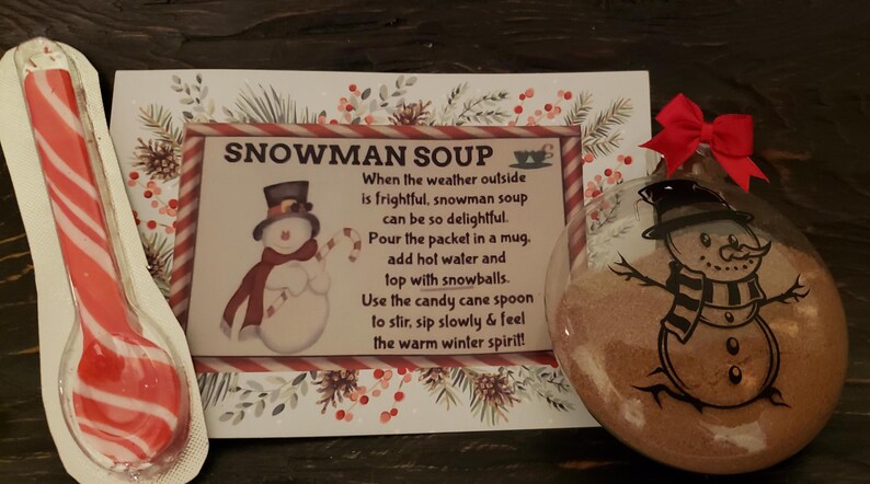 Snowman Soup Ornament - Etsy