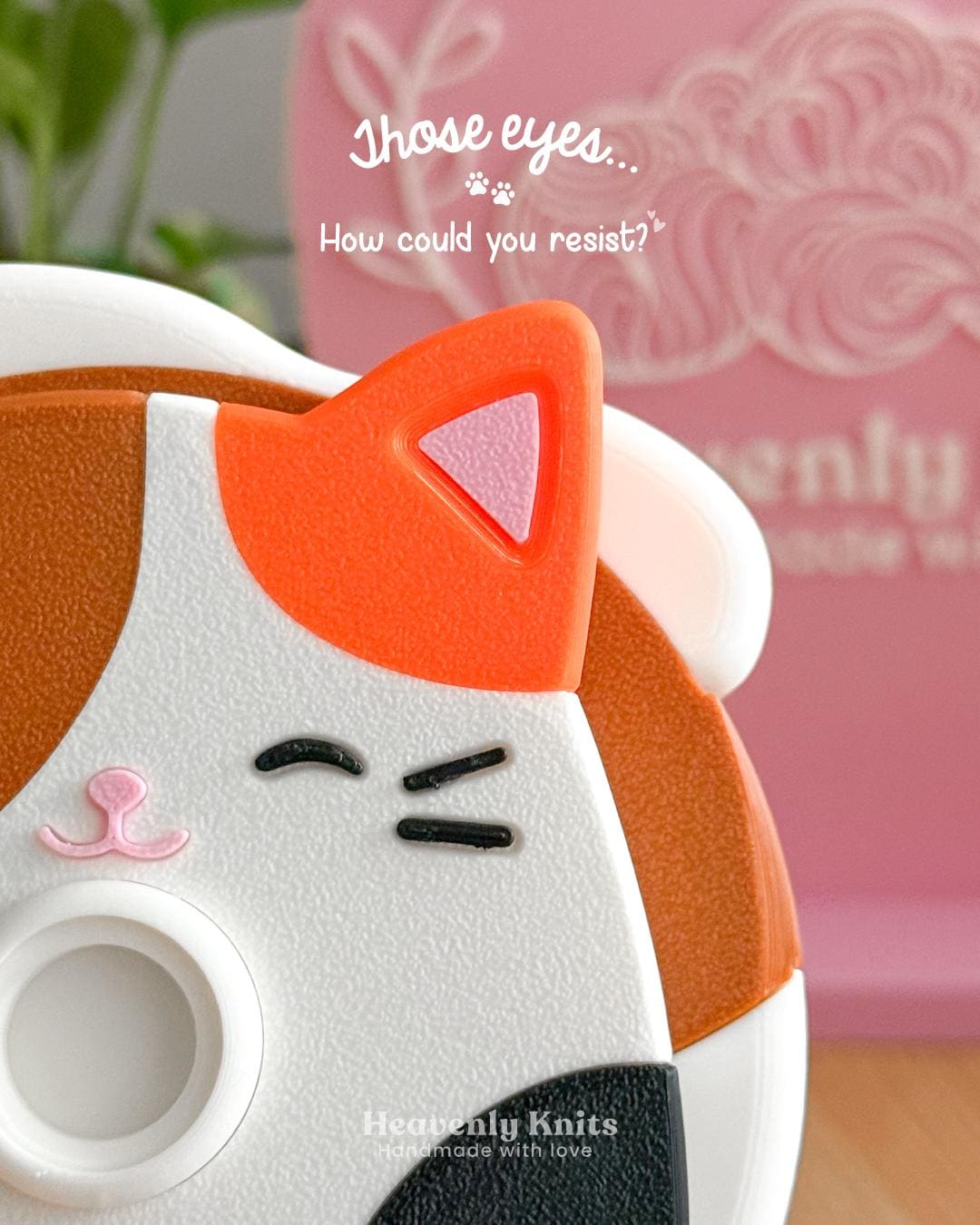 Calico Cat Yarn Spinner, Yarn Holder, Smooth Silent Bearing for ...