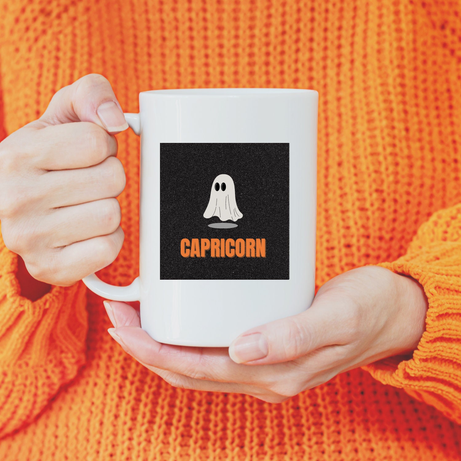 CAPRICORN, Ghost, Digital Download, Halloween Design, Zodiac Signs ...