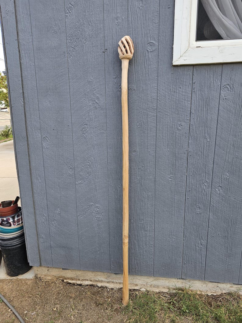 Handmade Wooden Gandalf the Grey Staff *inspired* - Etsy