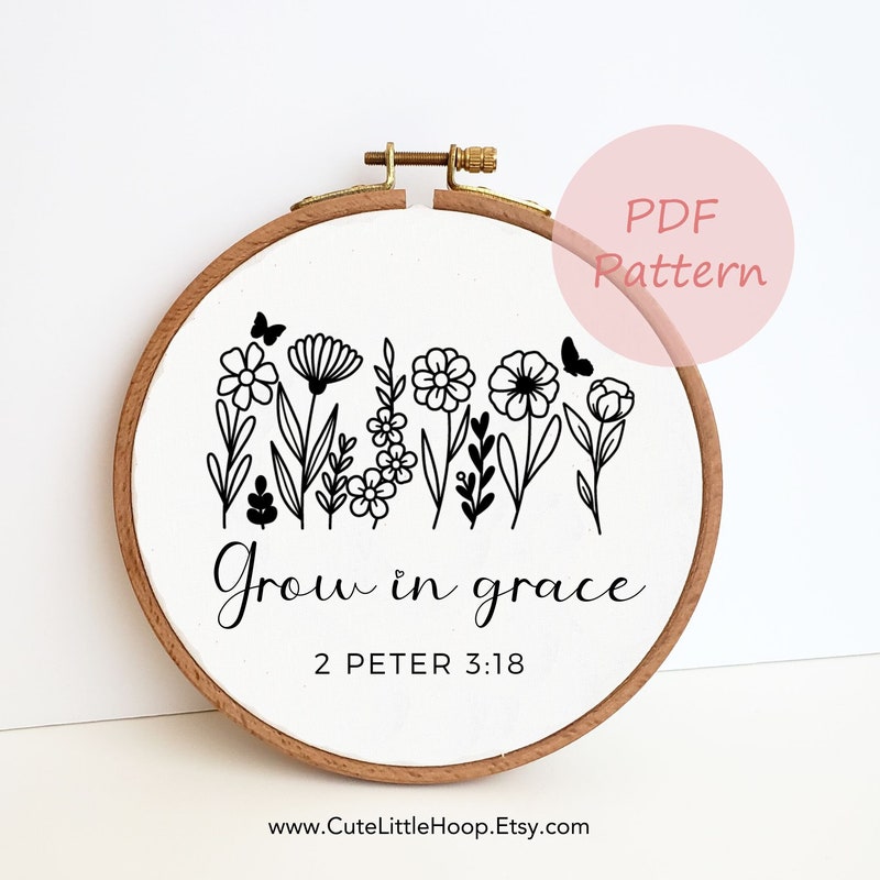 Bible Verse Hand Embroidery - Etsy