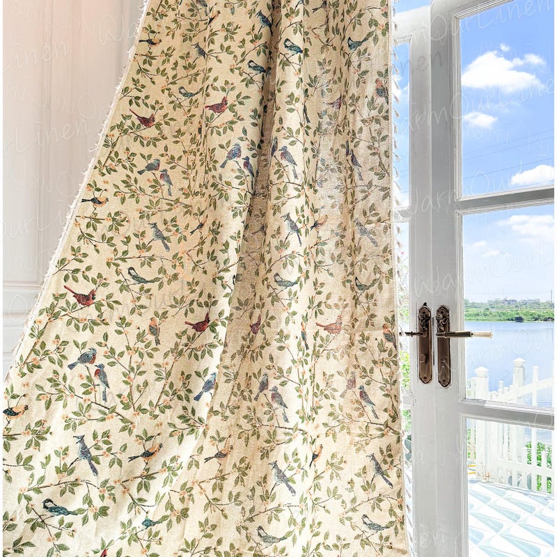 Bird Curtains - Etsy