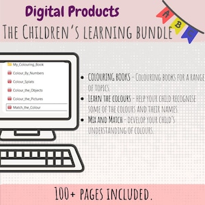 Preschool and Kindergarten Digital Downloads - 100+ Printable Resources ...