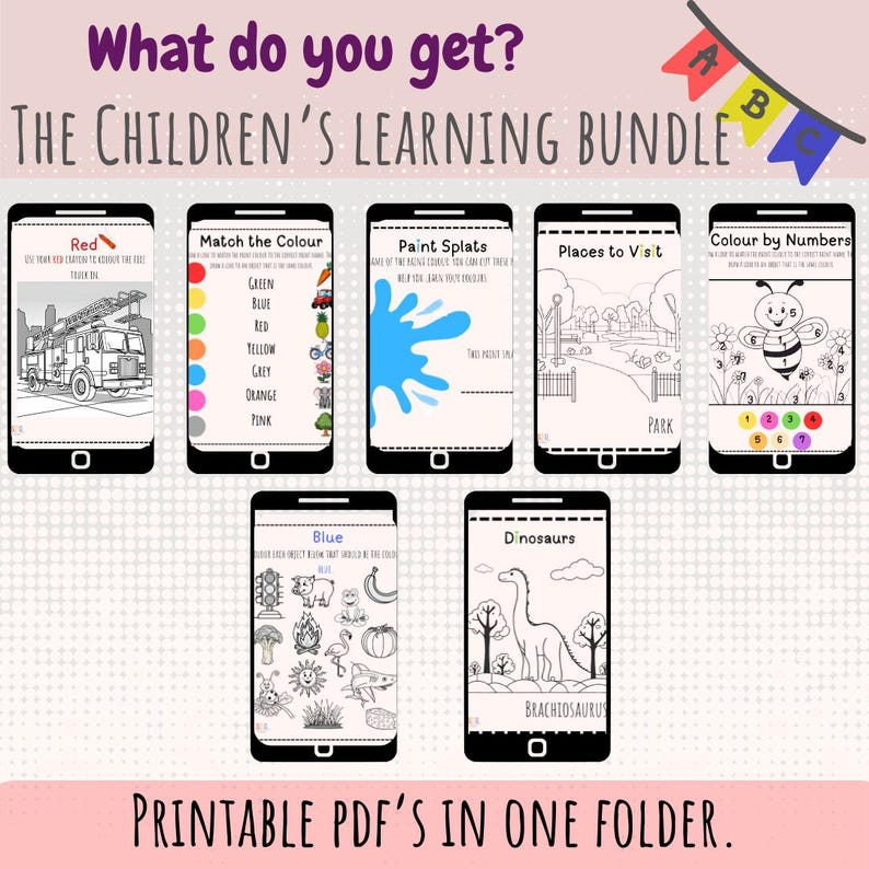 Preschool and Kindergarten Digital Downloads - 100+ Printable Resources ...