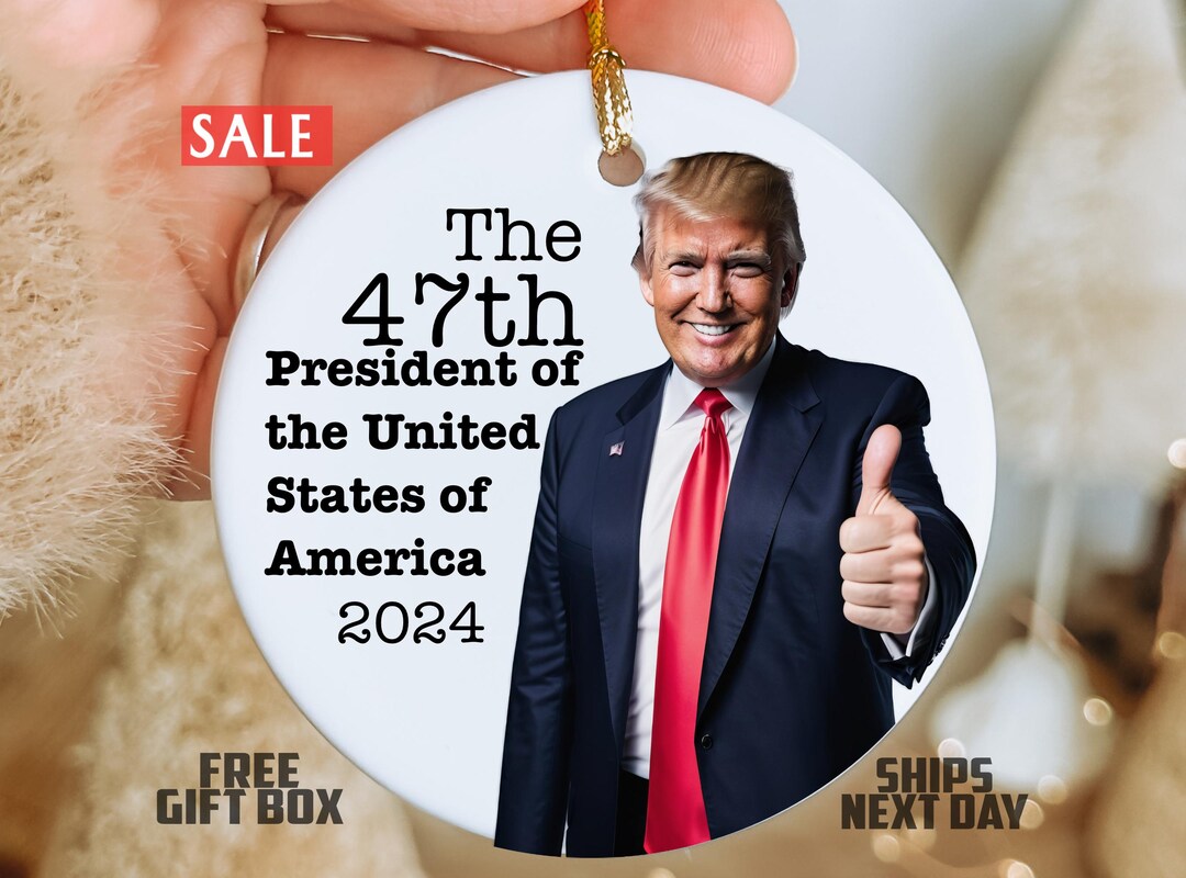 Customize President Donald Trump Election Victory Ornament, President ...