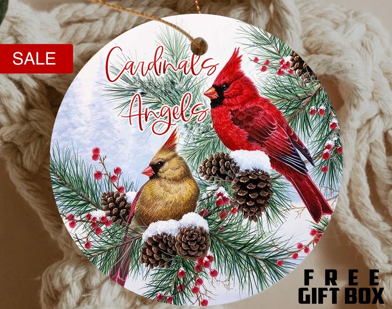 Cardinals Appear When Angels Are Near Ornament Decor First - Etsy