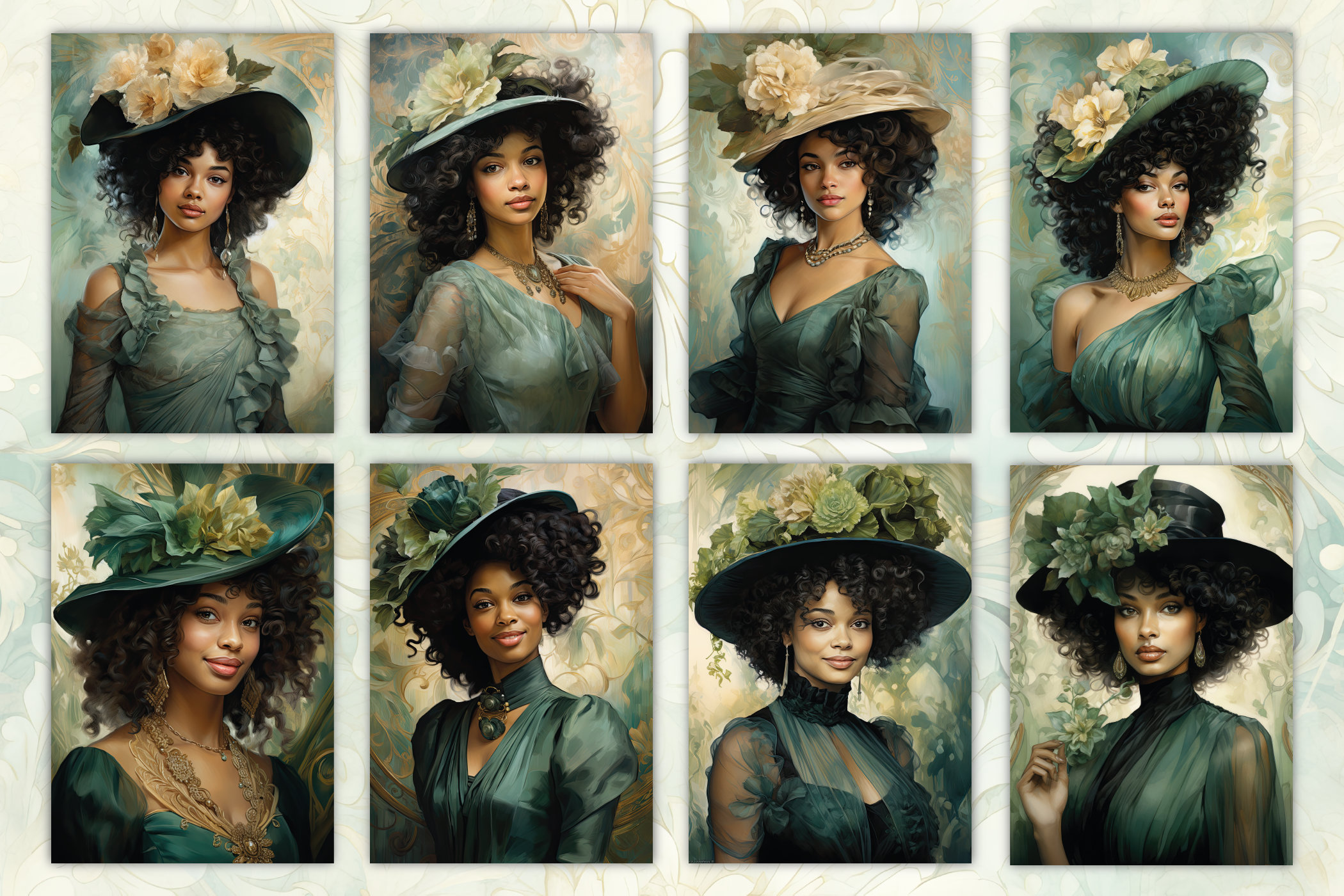 Over 30 Victorian Women Scrapbook Pages African American - Etsy