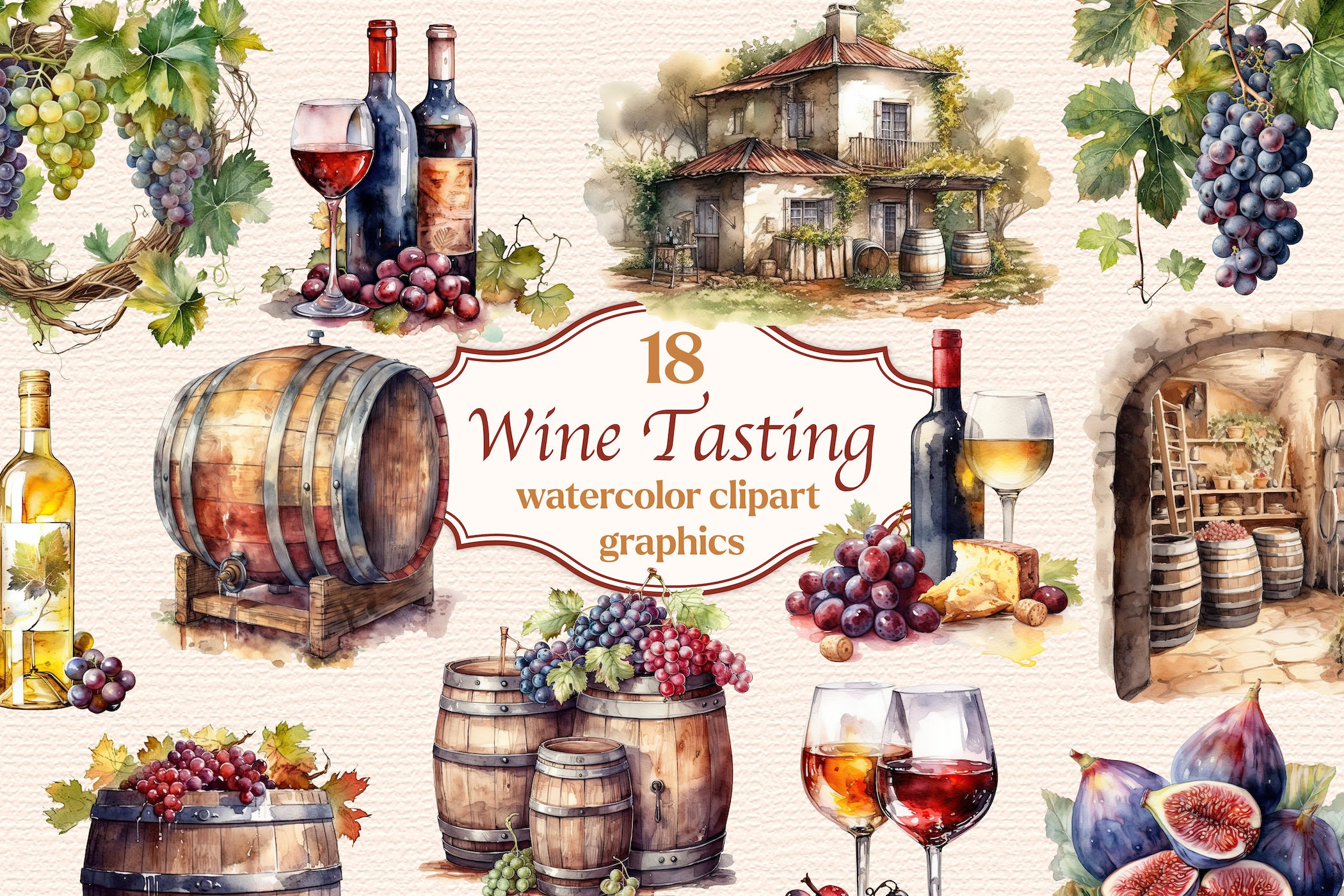 Wine Tasting Clip Art