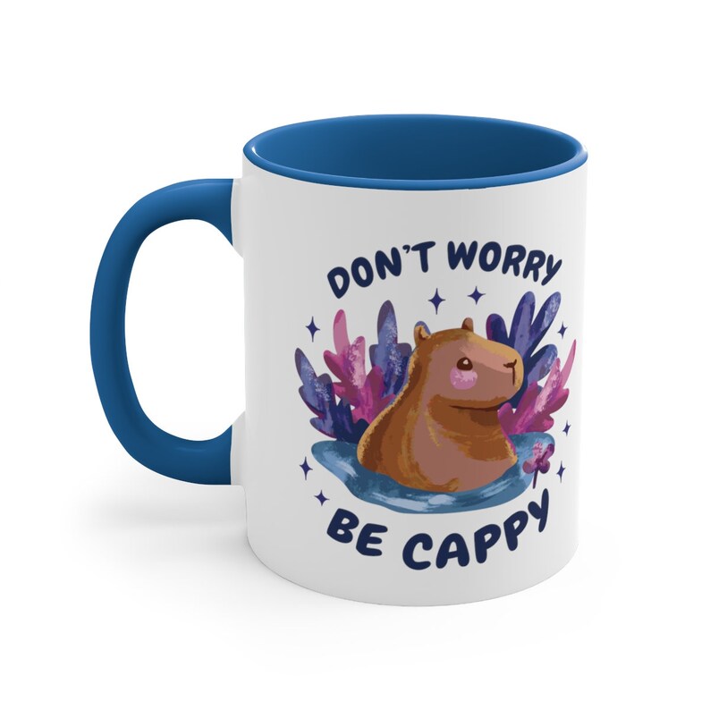 Don't Worry Be Cappy Funny Cute Capybara Lover Giftanimal - Etsy