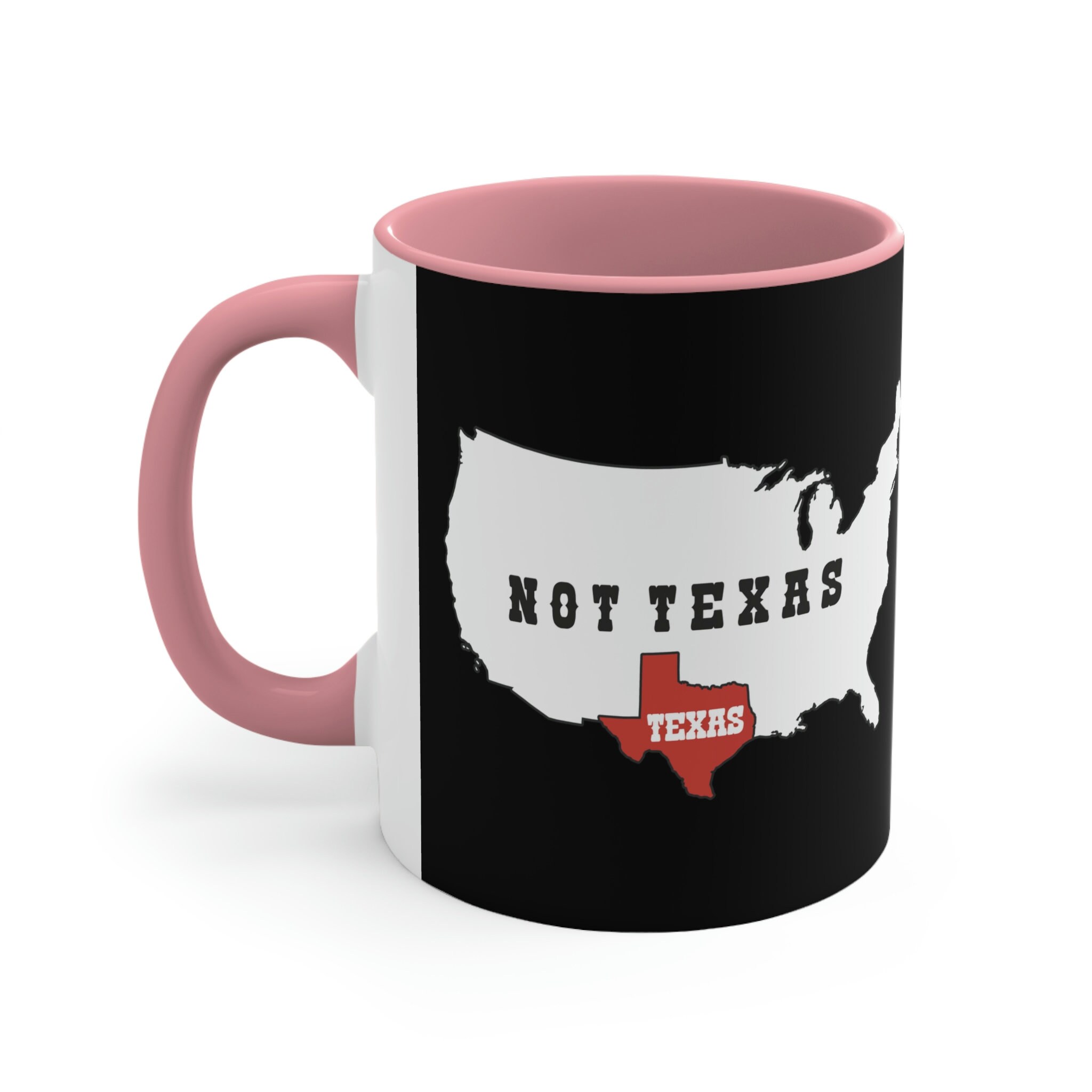 Texas Not Texas-funny US Map Texas State Mug,funny Saying,comical ...