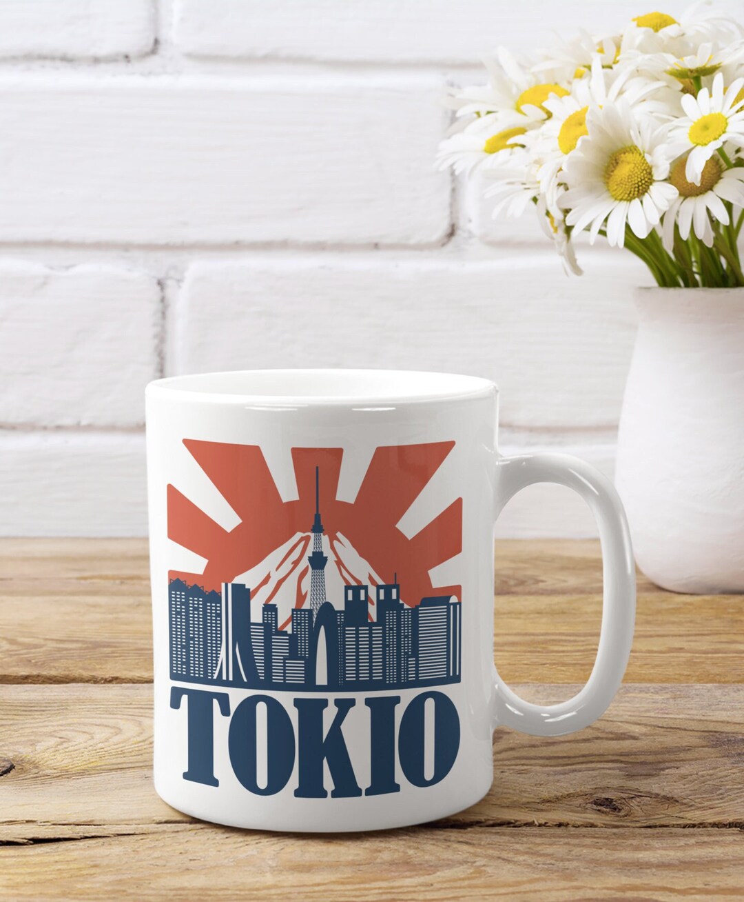 Tokio cool Japanese Retro Style Sunset Designmount - Etsy