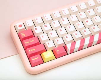 Strawberry Keyboard Set - Etsy