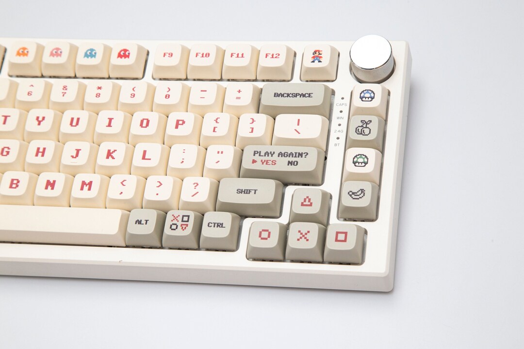 143pcs Red White Game Machine Keycap Set XDA Profile Keycap - Etsy