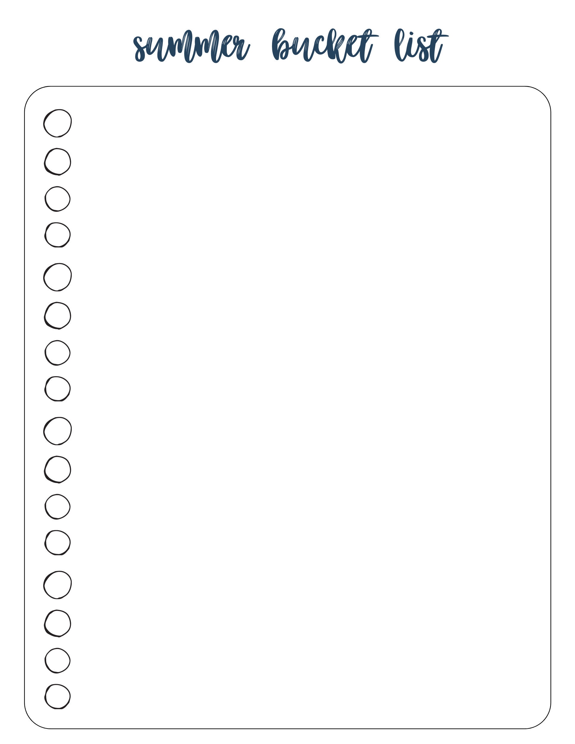 My Summer Journal Summer Adventure Log Activity Pages Download Digital ...