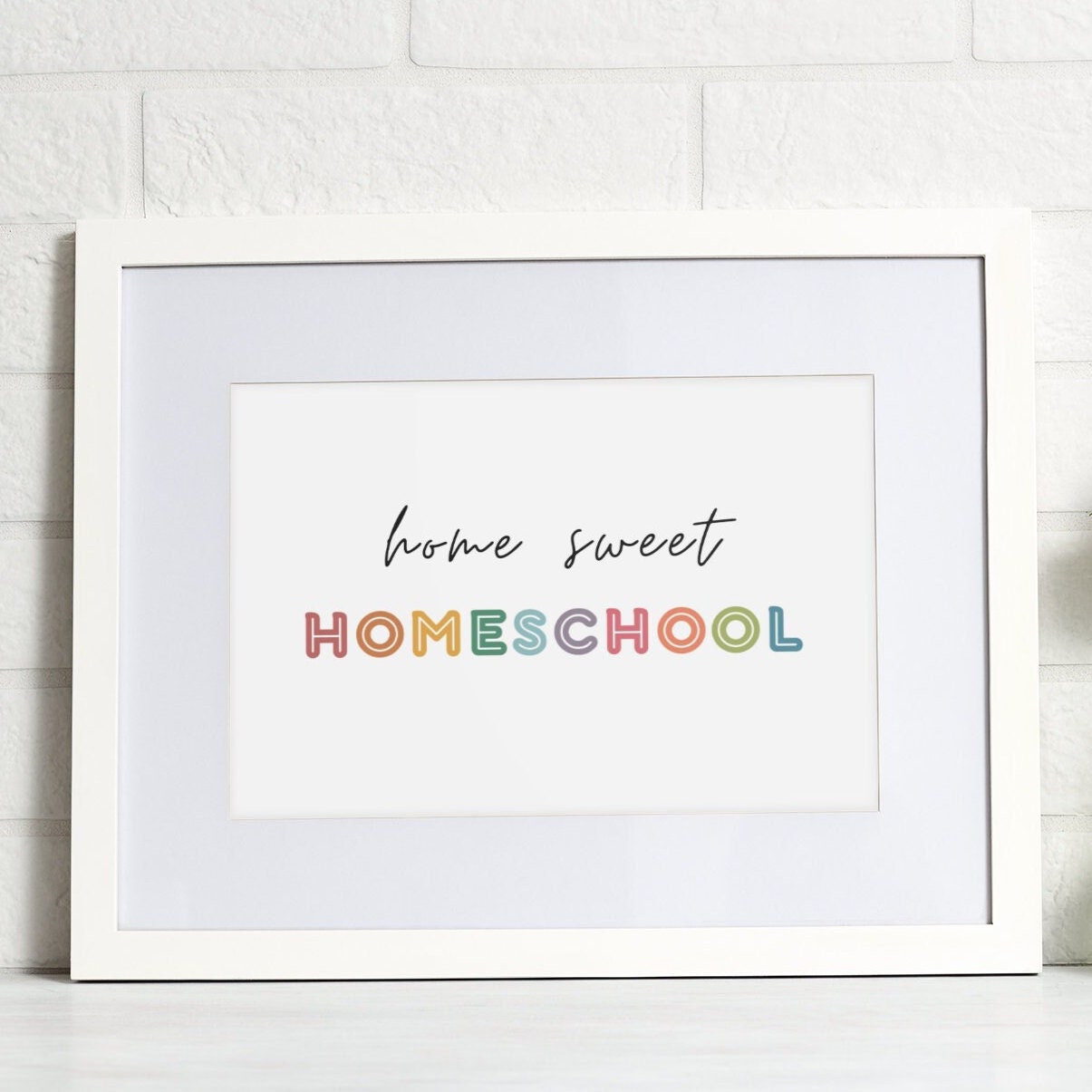 Home Sweet Homeschool Printable, Homeschool Printable, Homeschool Wall ...