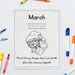 Months of the Year Handwriting Coloring Poetry Activity Pages Download ...