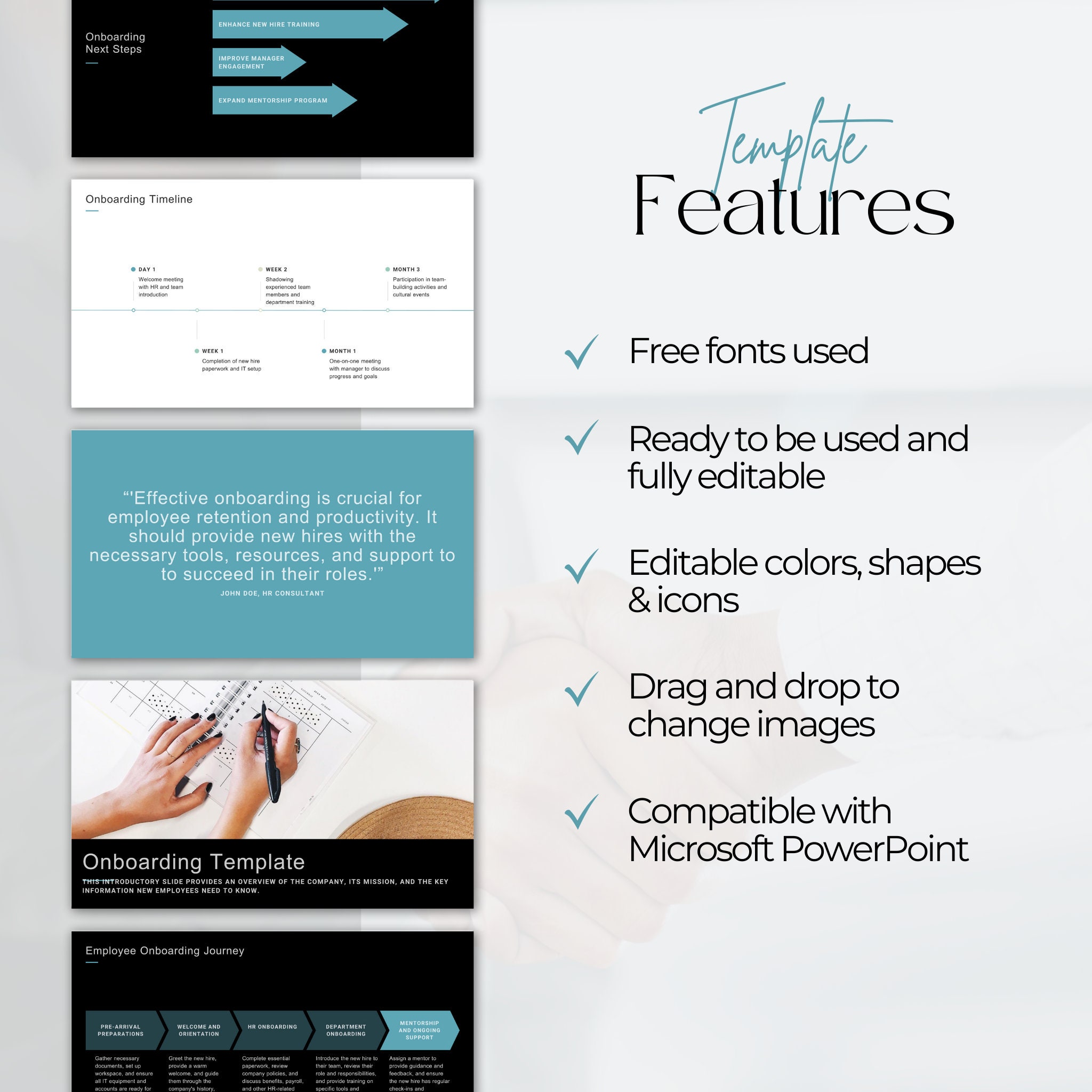 Onboarding Powerpoint Presentation Slide Deck Employee Onboarding ...