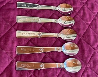 Hoffritz Silverware Orleans Pattern 18/10 Stainless Spoon Set of 7 ...