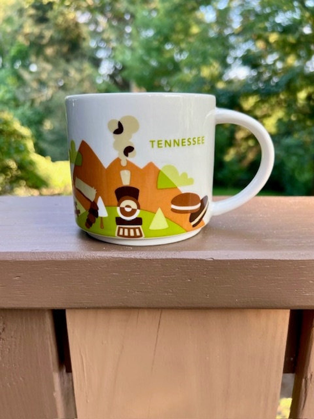 Starbucks Tennessee State Mug, 2015, 14 Oz, Clingmans Dome, Nashville ...