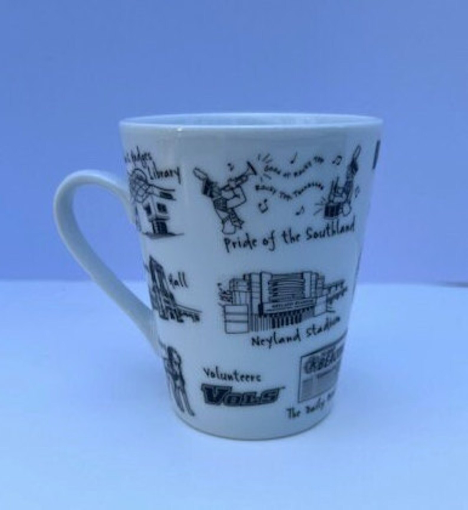 University of Tennessee Coffee Mug, Holds 12 Oz, Depicts All Things UT ...